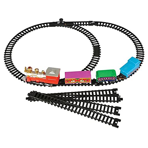 The Dreidel Company Mini Four Car Train Set Deluxe, Battery Operated ...