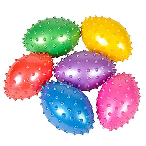 The Dreidel Company Inflated Knobby Football, Spiral Squeeze Easy Grip ...
